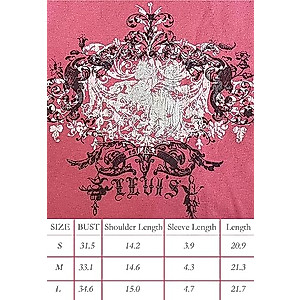 Y2K Crop Tops for Woman Short Sleeve Crew Neck Baby Tees Vintage Acanthus Print T-Shirt A Pink