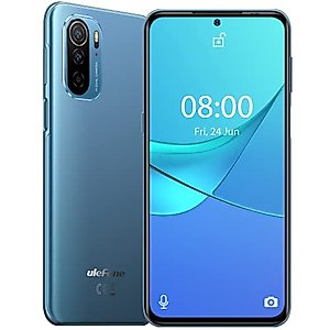 Ulefone Note 13P Unlocked Smartphones NFC, 6.5” FHD+ Display, 4GB+64GB, Android 11, 5180mAh, 20MP Main Rear Camera, Face Recognition, PPI & GPS Unlocked Cell Phone (Blue)