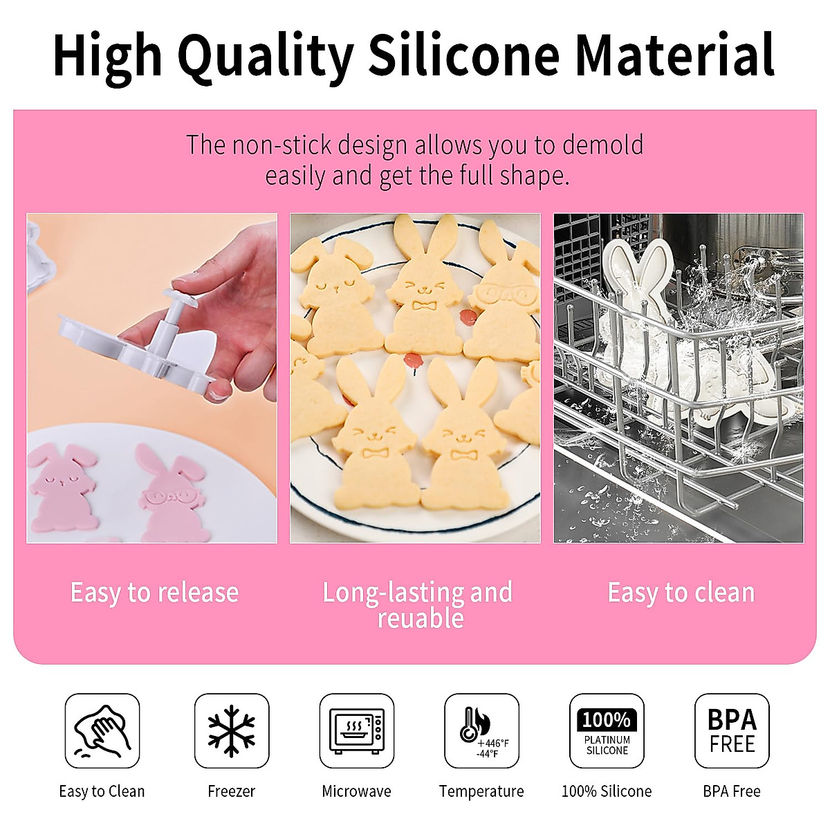 16 Pcs Clouds Fondant Cutter Rabbit Plunger Cutter Mindmill Cookie Stamp Biscuit Mold DIY Cake Decorating Tools for Kids Birthday Party and Baby Shower decoration Wedding Party