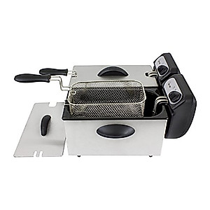 CHARD DF-6E, Dual Tank Deep Fryer, Stainless Steel, 6 liter, 1500 watts