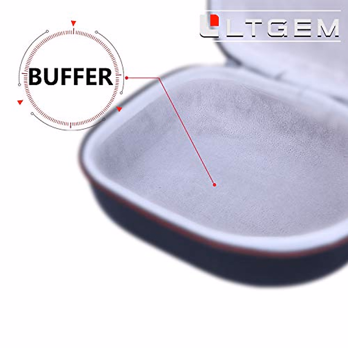 LTGEM EVA Hard Case for Logitech G Pro & G Pro X Gaming Headset - Travel Carrying Protective Storage Bag