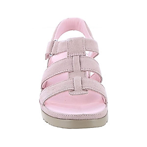 UGG Unisex-Child Goldenstar Strap Sandal, Seashell-pink, 3 Big Kid