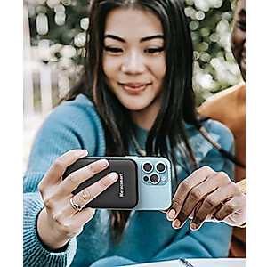 Metecsmart 4500mAh Small Portable Phone Charger, Mini Power Bank Fast Charging, Three Output Type C Input External Battery Pack, Built in a Cable Compatible with iPhone and iPad