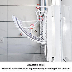 Window Ac Unit Air Deflector, Window Ac Vent Deflector, Air Conditioner Wind Deflector, Could Be Cut Freely, Prevent Direct Blowing