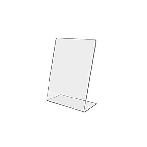 Universal 76850 Clear L-Style Freestanding Frame, 5 X 7 Insert, 3/Pack