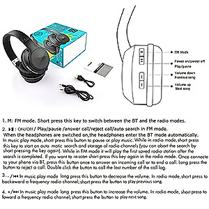 OYEALEX Active Noise Cancelling Over Ear Headphone Bluetooth Wireless Headphones with Microphone Deep Bass Foldable Comfortable Headphones for Online Class, Home Office, PC/Cell Phones/Game Yellow