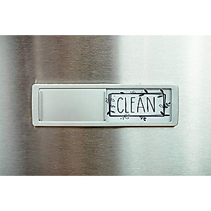 Dishwasher Magnet Clean Dirty Sign, Clean Dirty Magnet for Dishwasher, Dirty Clean Dishwasher Magnet, Dishwasher Clean Dirty Sign, Strong/Non Scratch Farmhouse Rustic Wood Design