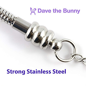Dave The Bunny Koala Bracelet | Stainless Steel Snake Chain Bracelet