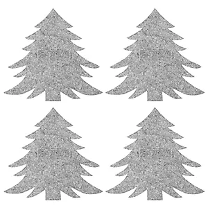 Veemoon 8 Pcs Christmas Cutlery Bag Christmas Party Christmas Flatware Holders Christmas Cutlery Covers Christmas Tree Silverware Pouch Pockets Holder Tableware Non-woven Fabric