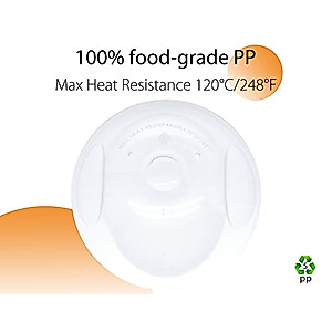 Baby Bottle Replacement Cap Lid for Comotomo 5 Ounce and 8 Ounce Silicone Bottle, 2 Count