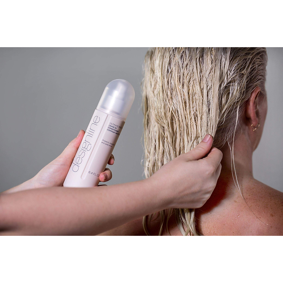 DESIGNLINE Ultimate Radiance Leave-In Conditioning Styler, 6.4 oz - Regis Deep Conditioner Treatment that Reconstructs Damaged Hair and Repairs Split Ends (6.4 oz)