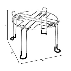 Stainless Steel Stand for Berkey Big, Royal and Travel System, 9'' Diameter 6'' Tall Countertop Stand, Fit Most Medium Gravity Water Filter System