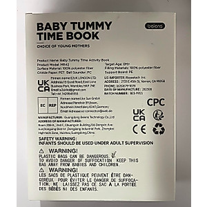 beiens Tummy Time Toys, Soft Crinkle Cloth Books 0-6-12 Months, Fun High Contrast Baby Black and White Toys, Safe Montessori Early Educational Stimulation Toys and Gifts for Newborn Infants Toddlers