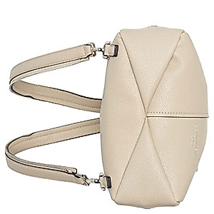Calvin Klein Women's Myra Convertible Sling Backpack, Mushroom, One Size