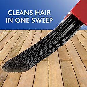 O-Cedar Easywring Microfiber Spin Mop & Bucket Floor Cleaning System with 1 Extra Refill,Red/Gray and O-Cedar Pet Pro Broom & Step-On Dustpan PowerCorner, Red Bundle