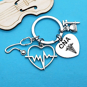 For CNA Gift Keychain Certified Nursing Assistant Gift CNA Graduation Gifts Nurse Day Gift Nursing School Student Gifts Nurse Appreciation Gifts Christmas Birthday Gifts CNA Gifts for CNA Week