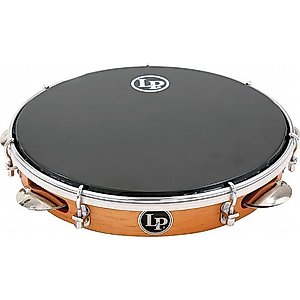 Latin Percussion LP3012 LP Brazilian Wood Pandeiro with Synthetic Head