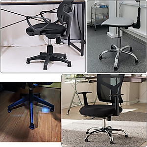 10PCS Replacement Office Chair or Stool Bell Glides，Stationary Plastic Foot Glide 2inch- Low Profile