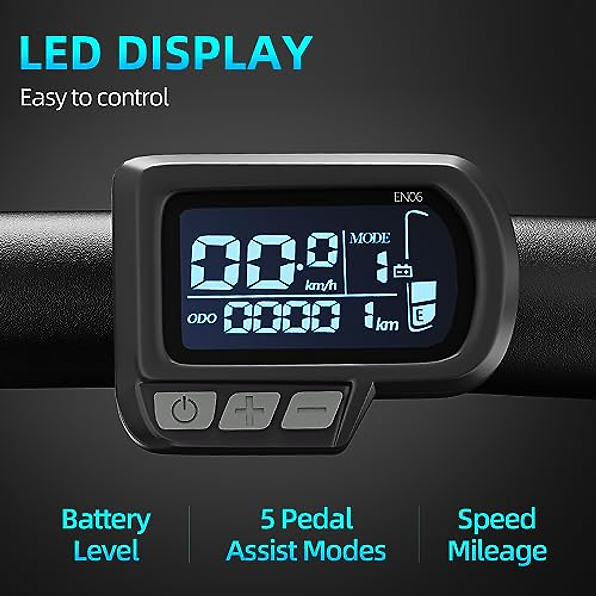 Stopsada High-Performance Electric Bike for Adults, 48V 750W Motor, 12Ah Lithium Battery, 21 Speeds, 26'' Fat Tires, LED Smart Meter, Electric Bicycle for Commuting and Off-Road Adventures