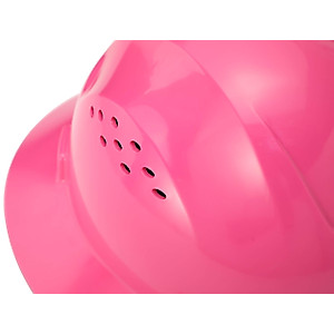 Noa Store HDPE Pink Full Brim Hard Hat with Fas-trac Suspension