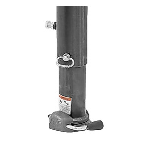 Gooseneck Round Tube Coupler/Hitch Trailer Lock with Trimax Puck Lock - Bolt Cutter Proof!!!