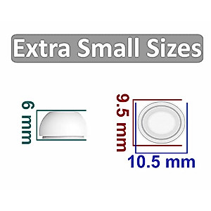 IiEXCEL 3 Pairs Compatible with AirPods Pro 1st 2nd Ear Tips Buds, Extra Small Size Replacement Silicone Rubber Eartips Earbuds Gel Accessories Compatible with AirPods Pro 2 and 1st - XS White