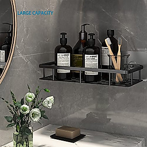 Shower Caddy Shelf Organizer Rack,No Drilling Adhesive Bathroom Shelves Basket Inside Shower,Kitchen Sink Caddy Organizer,Wall Mount Shower Storage Home Organization Rv Accessories.