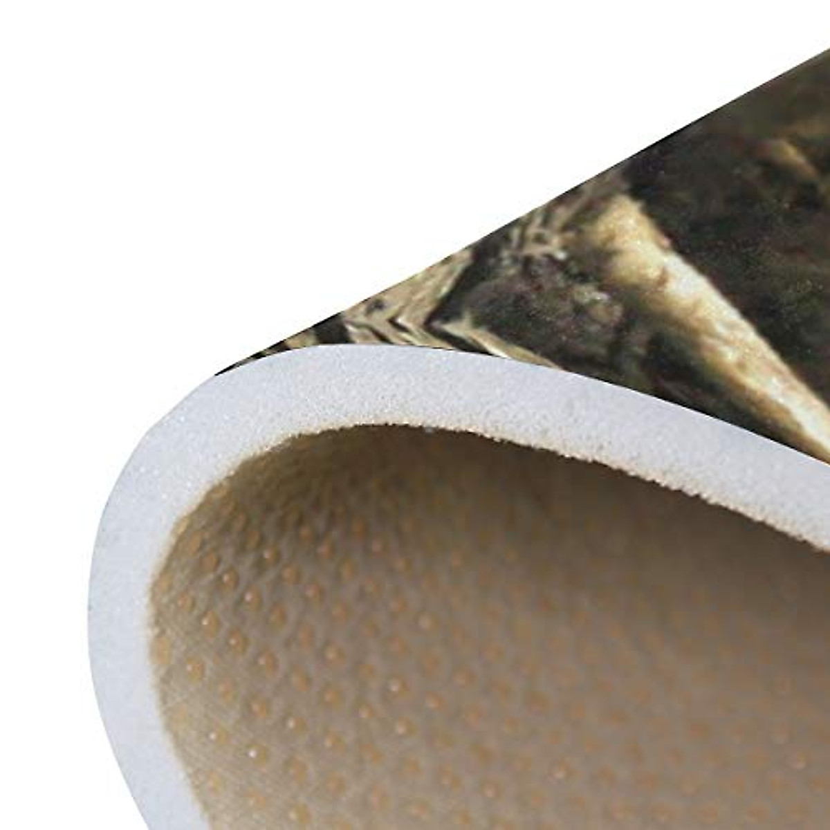 Hunting Camo Area Rug 5'x 7', Educational Polyester Area Rug Mat for Living Dining Dorm Room Bedroom Home Decorative