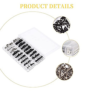 SOLUSTRE Laptop Accessories Pc Accessories 1 Set Flat Computer Repair Fittings Flat Screws Screws for Computer Repairing Screw Countersunk Screw Laptop Accessories Pc Accessories