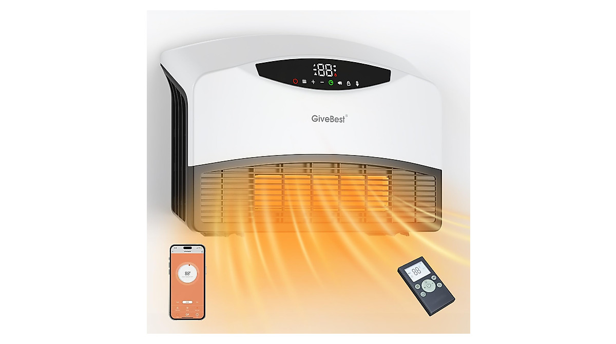 GiveBest Smart Wall Heater - Alexa & WiFi Enabled