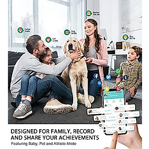 Body Fat Scale, ABLEGRID Digital Smart Bathroom Scale for Body Weight, Large LCD Display Screen, 16 Body Composition Metrics BMI, Water Weigh, Heart Rate, Baby Mode, 400lb, Rechargeable