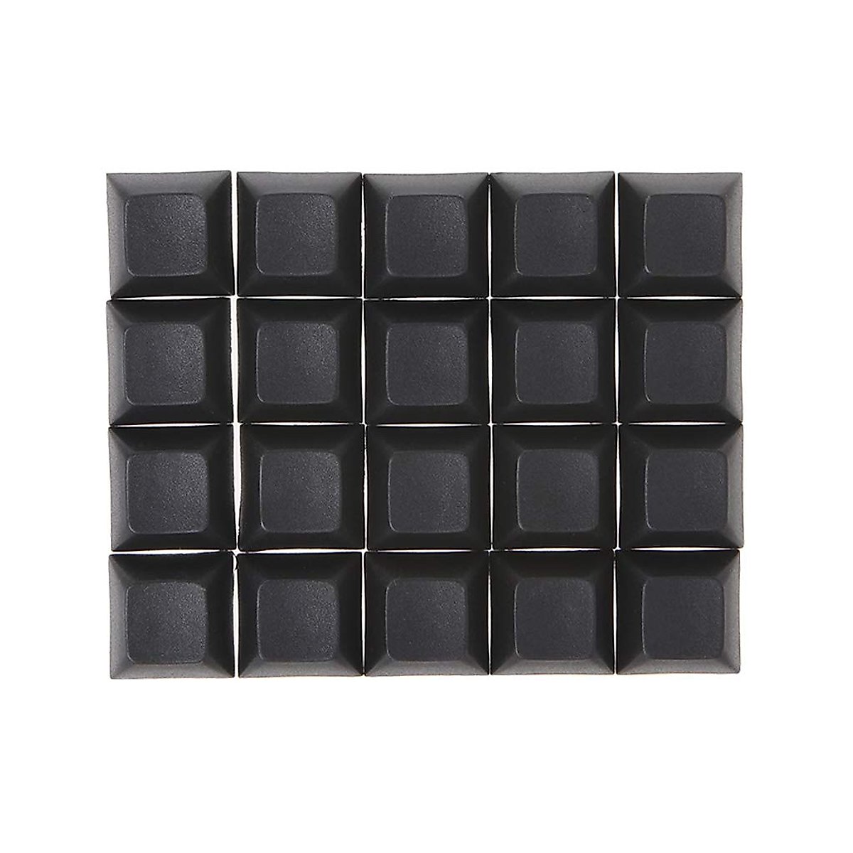 Y-QUARTER PBT Keycaps DSA 1u Blank Printed Keycaps for Gaming Mechanical Keyboard,Suit for Game Lover Gifts, Multicoloured, one size