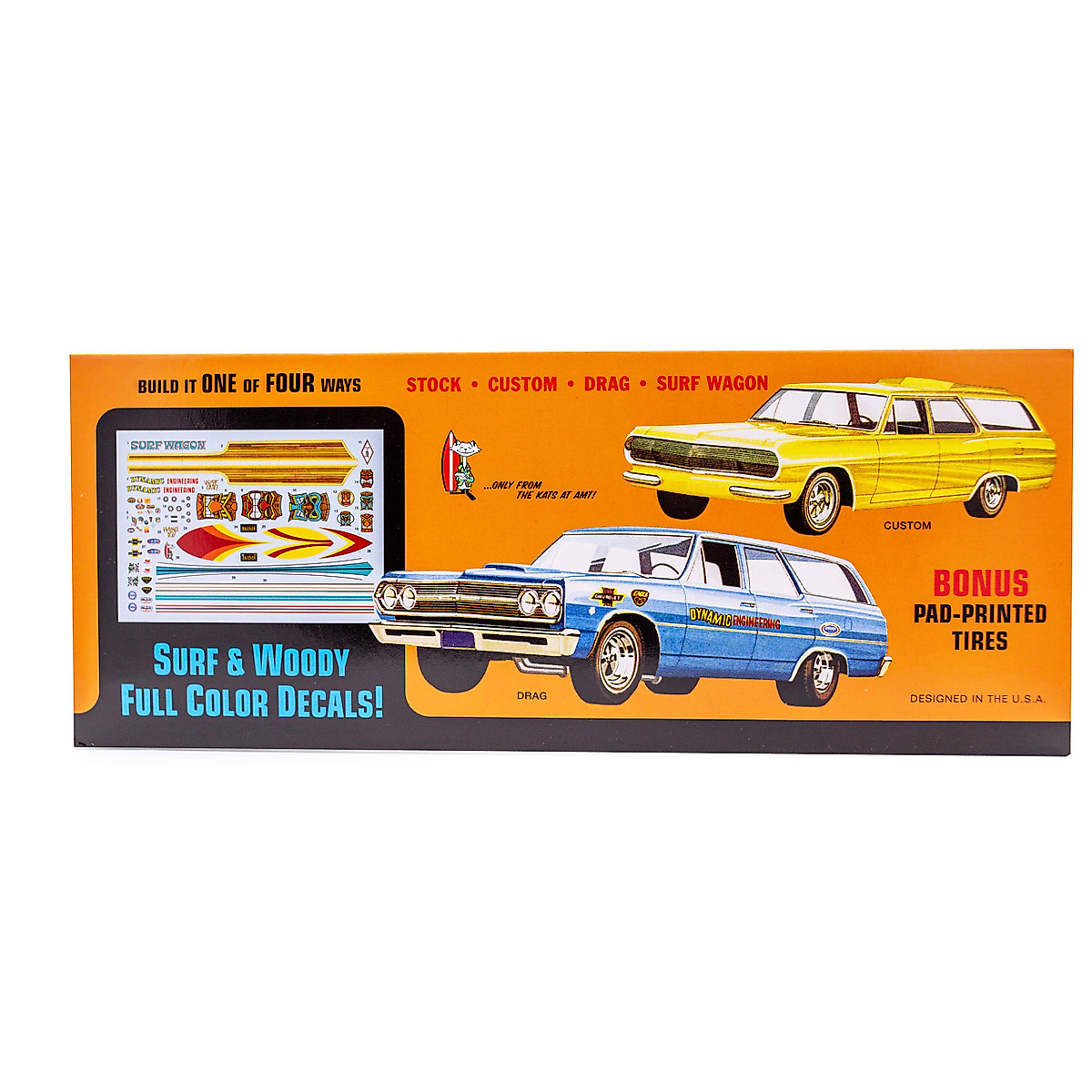AMT 1965 Chevelle Surf Wagon 1:25 Scale Model Kit