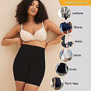 LALESTE Slip Shorts Womens Under Dress Seamless Smooth Anti Chafing Bike Shorts Boy Shorts Underwear Boxer Briefs