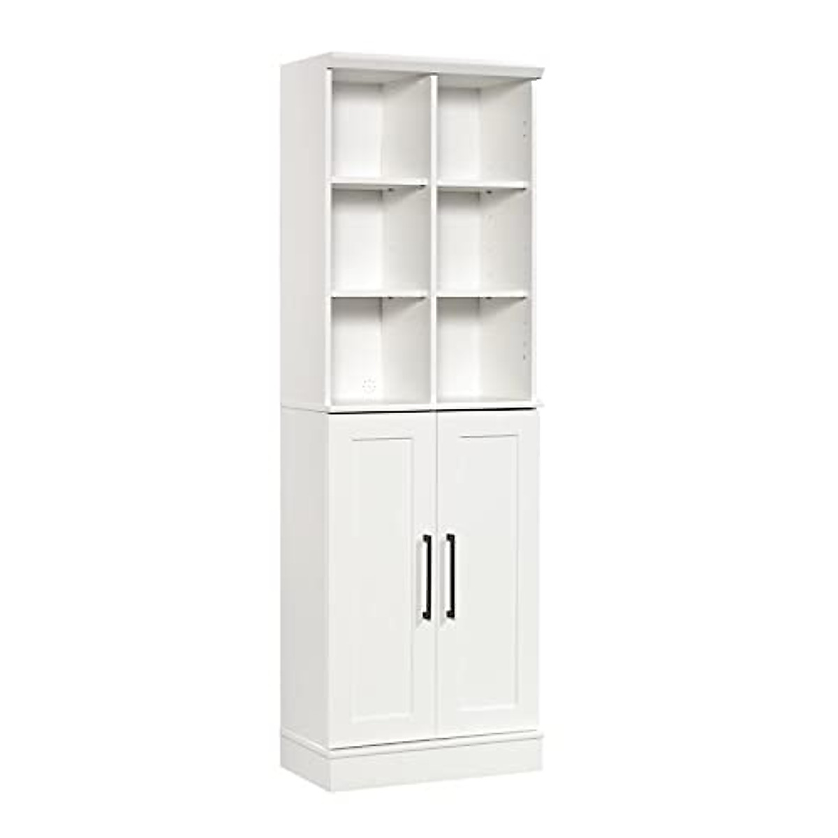 Sauder HomePlus 2-Door Storage Cabinet in Soft White, Soft White Finish
