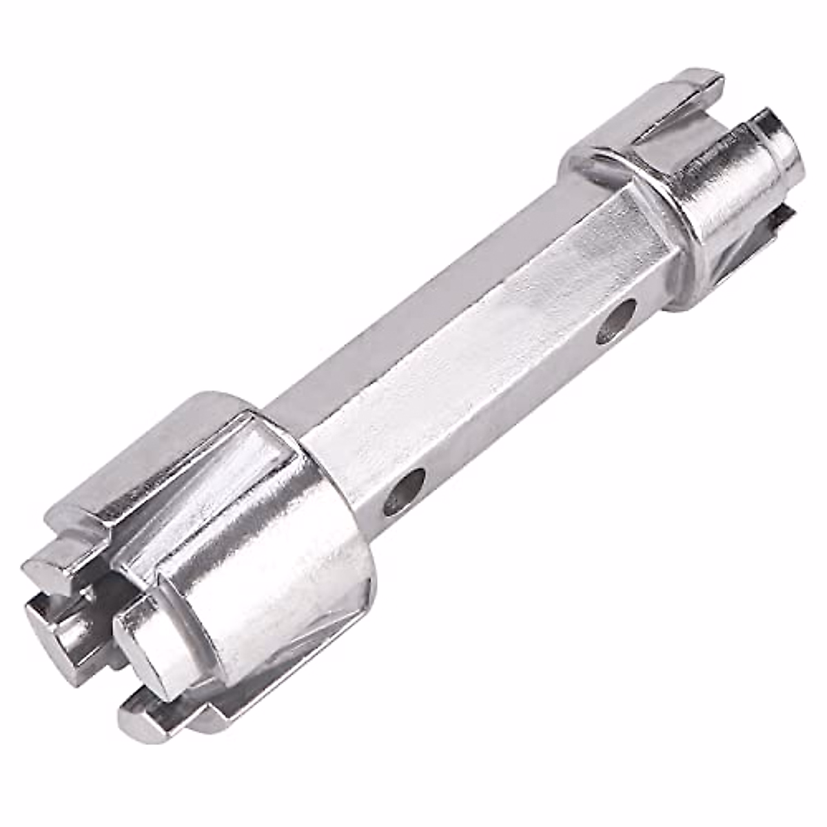 Houstawax 2 IN 1 Tub Drain Remover Wrench Aluminum Dumbell Wrench Tub Drain Tool Kitchen Sink Baskets Wrench Bathtub Drains Wrench Heavy Duty