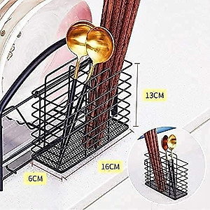 Plate Rack Dish Drainer Rack Rust Proof Stainless Steel Organization Shelf Kitchen Drainer Utensil Holder with Drain Board Pan Plate Holder (Color : Black, Size : 48.5x26x19cm)