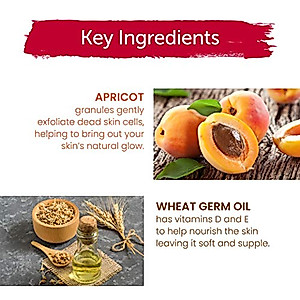 Himalaya Gentle Exfoliating Apricot Scrub with Vitamin E, Exfoliates Dead Skin Cells, For All Skin Types, Free from Parabens, SLS and Phthalates, 150 ml (5.07 oz)