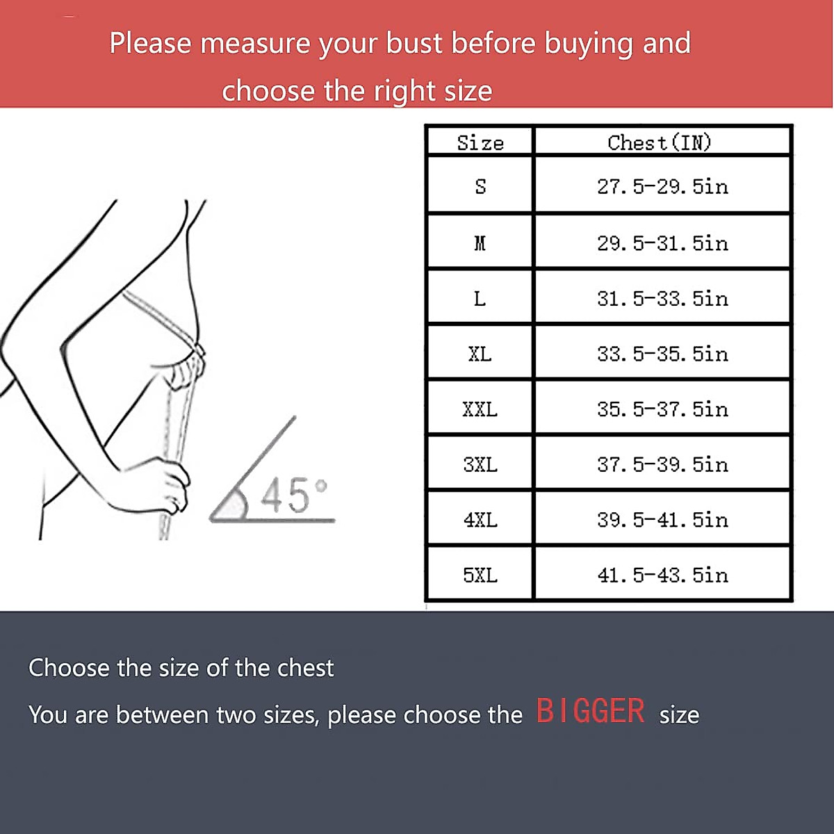 Chest Binder Tank Top Breathable Comfortable and Soft Slim Fit Trans Vest Tops Tomboy Lesbian (Black, 5XL)