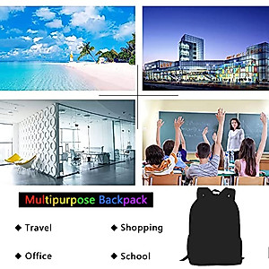 Tbuxglu Casual 16" Backpack Anime Travel Bags 3D Printed Laptop Backpacks Cartoon Sports Bag-4
