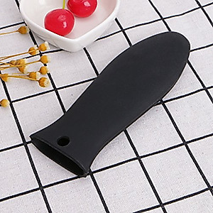 XISAOK Silicone Hot Handle Holder Lodge Pot Sleeve Ashh Cover Grip for Kitchen Pan Hold
