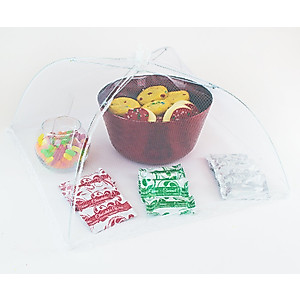 Super Z Outlet Large Pop-Up Mesh Wire Frame Screen Food Tent Plate Covers for Outdoor Picnic, Barbecue, Camping, Fruit Dinner Protection, Wedding, Birthday, Party & Event Supplies (2 Pack)