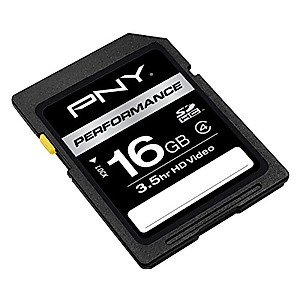 PNY 16GB 2-Pack Performance Class 4 SD Card – (P-SDHC16G4X2-GE)
