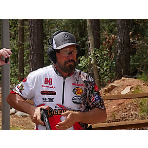 Walker's Razor Slim Electronic Bluetooth Hearing Protection Earmuffs for Outdoor/Indoor Shooting Range with NRR 23dB, Black, 2 Pack