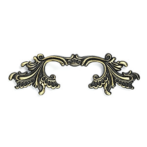Richelieu Hardware BP36220AE Provence Collection 3-inch (76 mm) Center-to-Center Antique English Traditional Cabinet and Drawer Pull Handle for Kitchen, Bathroom, and Furniture