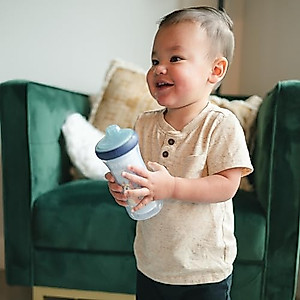The First Years Bluey Insulated Sippy Cups - Dishwasher Safe Spill Proof Toddler Cups - Ages 12 Months and Up - 9 Ounces - 2 Count