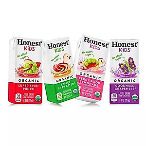 Honest Kids Organic Juice Drink Assorted Variety Pack, 6 Fl Oz, (40 Count)
