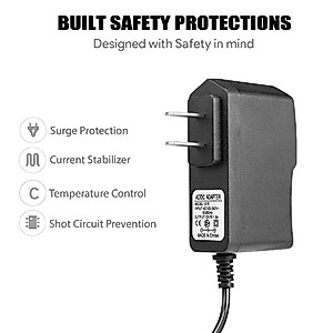 Universal 12V Power Cord for Sony Blu-Ray DVD Player,AC Adapter for Sony BDP-S5200 BDP-S3200 BDP-S6700 BDP-S3500 BDP-S5700 Blu-Ray DVD Player.Replacement for Sony AC-M1208/M1210/M1215UC AC Adapter