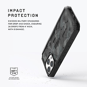 URBAN ARMOR GEAR UAG Case [Updated Ver] Compatible with iPhone 15 Pro Max Case 6.7" Pathfinder SE Midnight Camo Built-in Magnet Compatible with MagSafe Charging Rugged MIL-STD Protective Cover