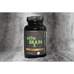 All Natural Brain Supplement – Increases Clarity, Improves Memory & Mood, Boosts Focus & Intelligence - Scientifically Formulated Nootropic for Cognitive Enhancement - Ginkgo Biloba - Elite BrainRx
